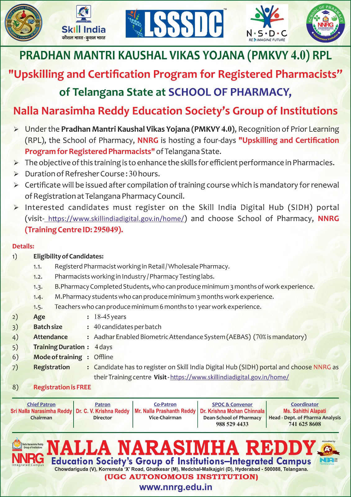 NNRG College of Engineering, Hyderabad, India